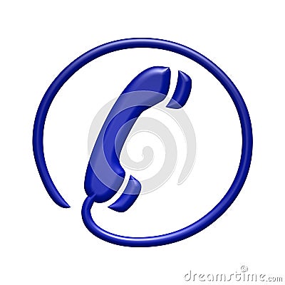 Telefonzeichen Lizenzfreies Stockfoto - Bild: 20464845