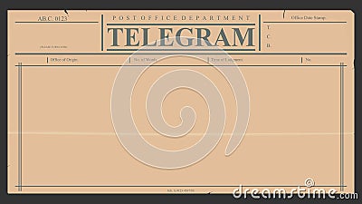Telegram Stock Vector - Image: 44564268