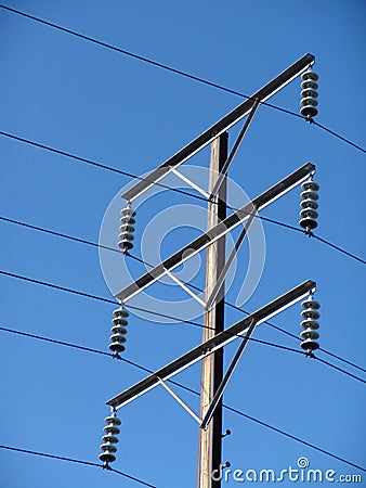 Telephone Wire Pole Stock Photo - Image: 2002270