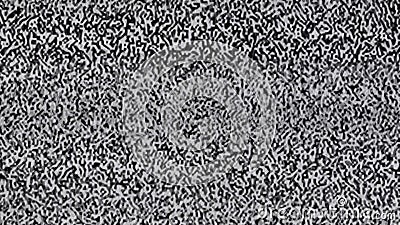 Television Static Noise, Black, White Stock Footage - Video of gray ...