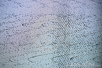 Television With Static Noise Caused By Bad Signal Reception Stock Image ...