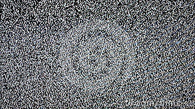 Television Static stock footage. Image of noise, finish - 42386508