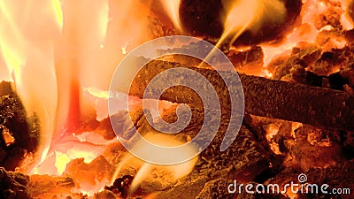 Temperature, Iron, Burning Hot, To Bend Stock Video - Video of rose ...