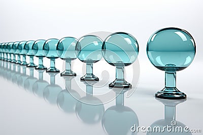 Tempered Glass Railing On White Background Royalty-Free Stock Image ...