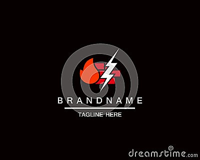 Plastering Brick Wall Fast With Pock Logo Vector Illustration ...