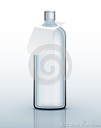Template Of Glass Bottle For Hard Drink Royalty Free Stock Images ...