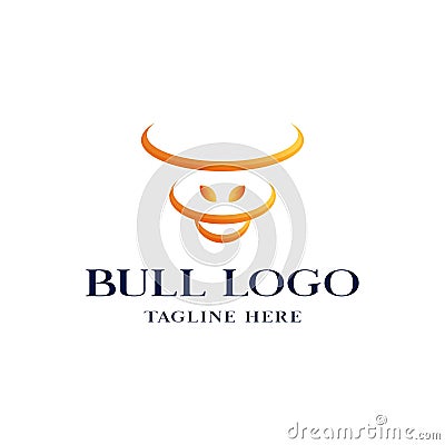 Illustration Of Dangerous Buffalo Or Bull Animal Symbol Cartoon Vector ...