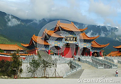 A Temple In Dali Of China Royalty Free Stock Photos - Image: 4484408