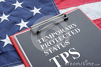 Temporary Protected Status TPS In USA Is Shown Using The Text Stock ...