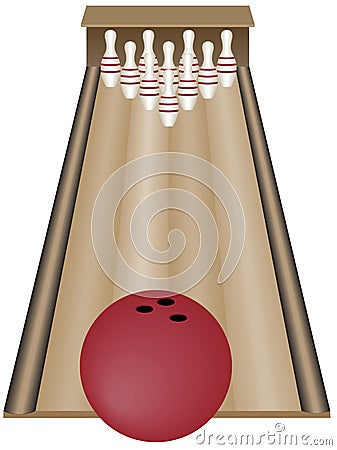 Ten Pin Bowling Royalty Free Stock Image - Image: 6382886