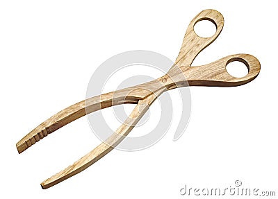 Tenazes De Brasa De Madeira Fotografia de Stock Royalty Free - Imagem ...