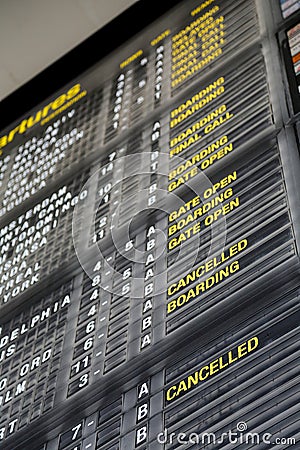 Terminal Info Board Stock Photo | CartoonDealer.com #228271785