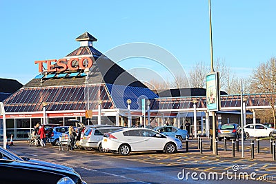 Tesco Stores, Bedford, UK. Editorial Photo - Image: 28549966