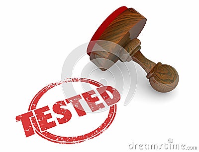 Tested Evaluation Stamp Inspected Passed Approved Royalty-Free Stock ...