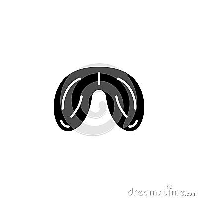 Testicles Black Icon Concept. Testicles Flat Vector Symbol, Sign ...