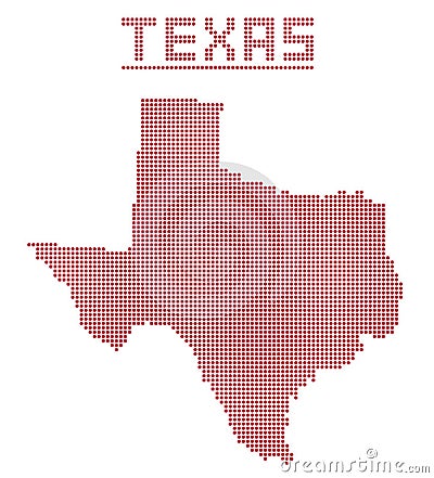 Texas Dot Map Stock Photo | CartoonDealer.com #84439242
