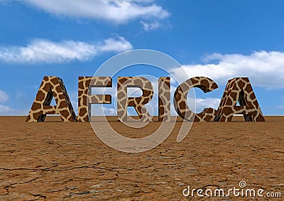 Text Africa Royalty Free Stock Photography - Image: 28537047