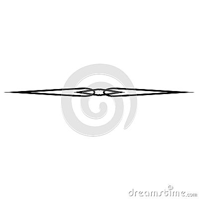 Text Delimiter For Your Projects Design. Vector Illustration ...