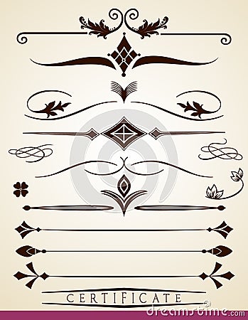 Text And Paragraph Dividers Royalty Free Stock Photos - Image: 33834248