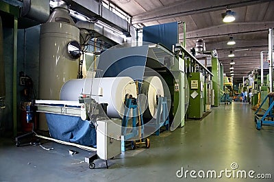 Textile Industry (denim) - Finishing Royalty Free Stock Photos - Image ...