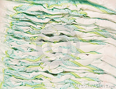 Texture Of Diapers Stacked In A Pile Stock Photography | CartoonDealer ...