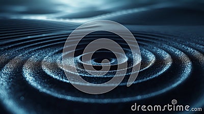 Texture Of Overlapping Circles In Constant Motion Creating A ...