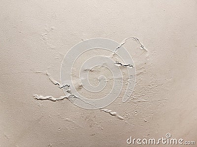 Texture Of A Painted Wall With A Flaking And Cracking Defect Caused By ...