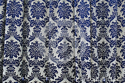 Texture Of Vintage Fabric Curtain Stock Photo - Image: 50901579