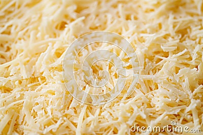 A Textured Layer Of Shredded Cheese Forms A Rich, Appetizing Background ...