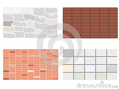 Textures Of Walls Cartoon Vector | CartoonDealer.com #5046151