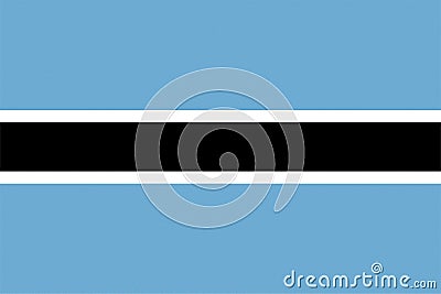 Texturized Motswana Flag Of Botswana Royalty-Free Stock Photo ...