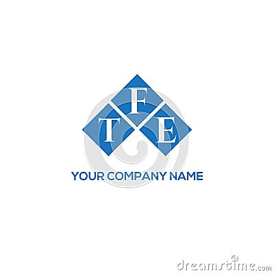 TFE Letter Logo Design On WHITE Background. TFE Creative Initials ...