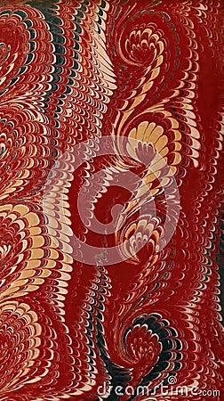 19th Century Vintage Antique Marbled Book Cover Royalty-Free Stock ...