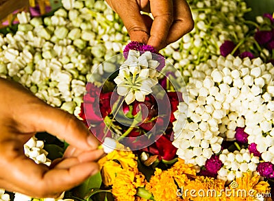 Thai Flower Decoration Stock Image - Image: 33022901
