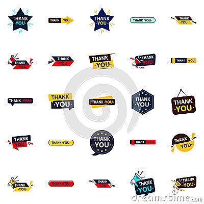 Thankyou 25 Versatile Vector Icons For A Wide Range Of Thank You ...