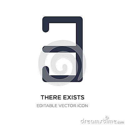 There Exists Icon On White Background. Simple Element Illustration From ...