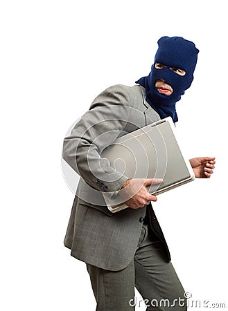 Thief Getting Away Royalty Free Stock Image - Image: 7710796