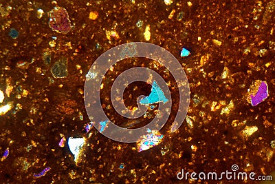 Thin Section Of A Brick Under The Microscope Royalty-Free Stock Photo ...