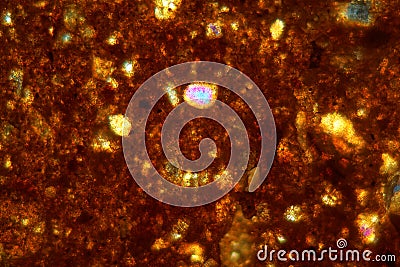Thin Section Of A Brick Under The Microscope Royalty-Free Stock Photo ...