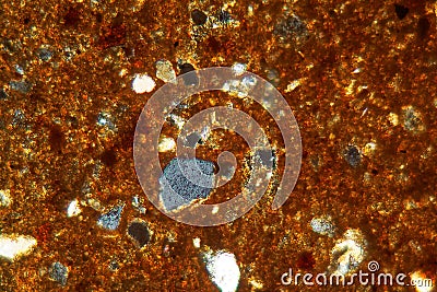Thin Section Of A Brick Under The Microscope Royalty-Free Stock Image ...