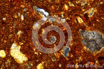 Thin Section Of A Brick Under The Microscope Royalty-Free Stock Image ...