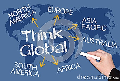 Think Global Royalty Free Stock Photos - Image: 37086608