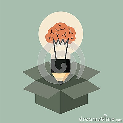 Think Out Of The Box Concept Stock Photo - Image: 34474870