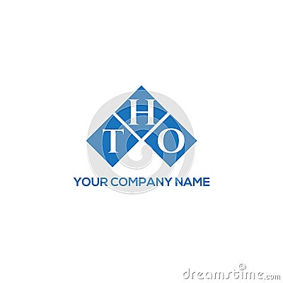 THO Letter Logo Design On WHITE Background. THO Creative Initials ...