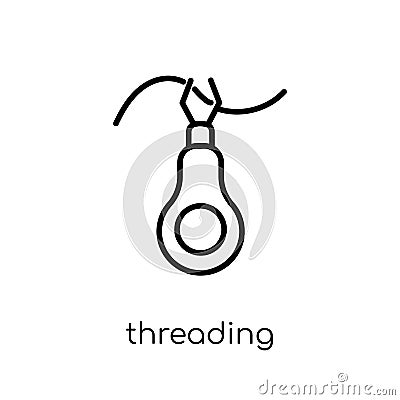 Threading Icon From Sew Collection. Cartoon Vector | CartoonDealer.com ...