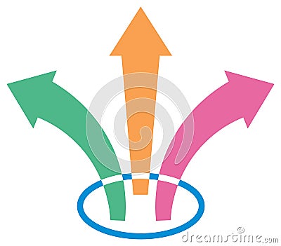 Three Arrows Stock Images - Image: 15012764