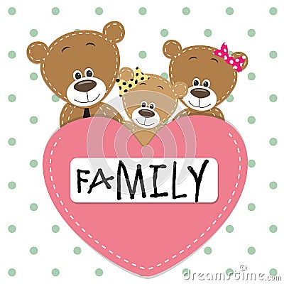 Three Bears Vector Illustration | CartoonDealer.com #53751250