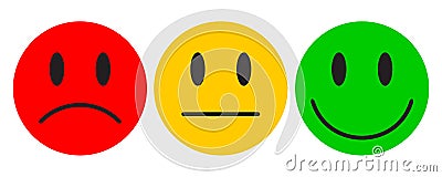 Three Colored Smilies - For Stock | CartoonDealer.com #116059603