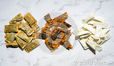 Three Different Types Of Swedish Snus Chewing Tobacco On A White ...