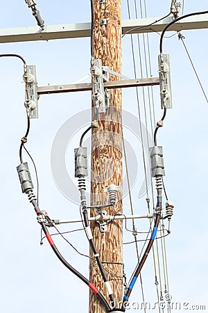 Three Phase Distribution Undergound Riser Royalty-Free Stock Photo ...